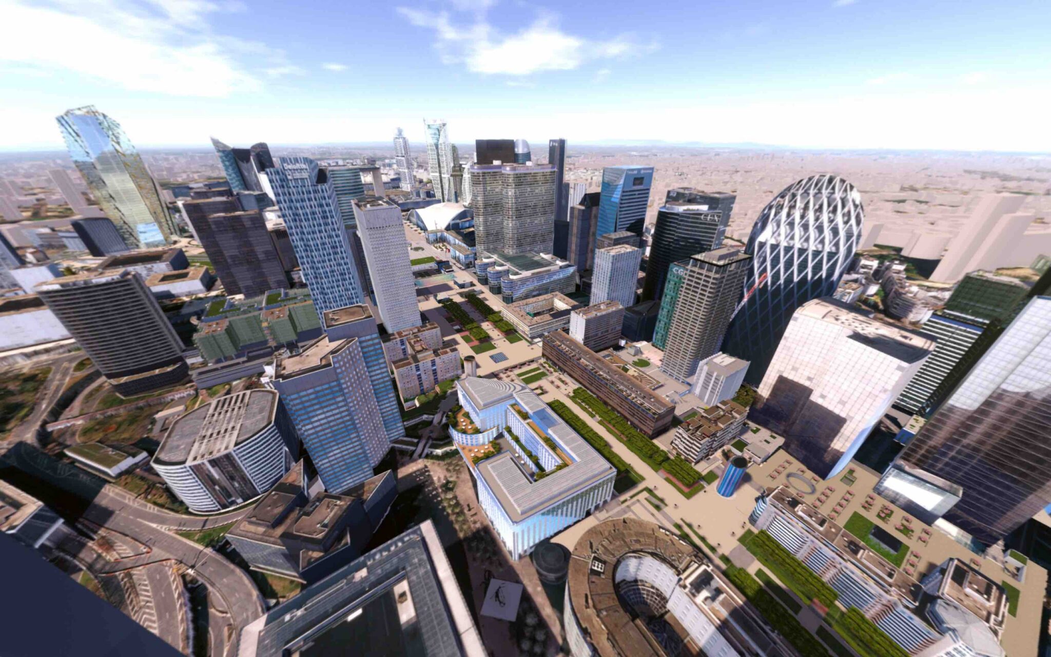 Paris La Défense s’offre une cartographie en 3D du quartier d’affaires ...