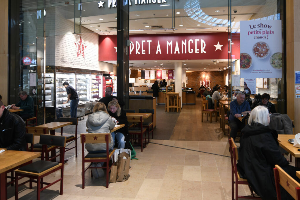 Premier à avoir ouvert en France, le Pret A Manger du Westfield Les 4 Temps a fermé - Defense-92.fr