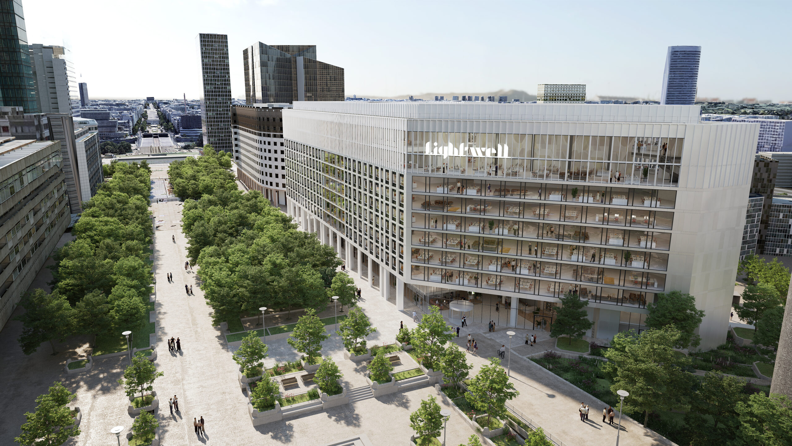 Unibail-Rodamco-Westfield signe Lightwell et séduit Arkema - Defense-92.fr