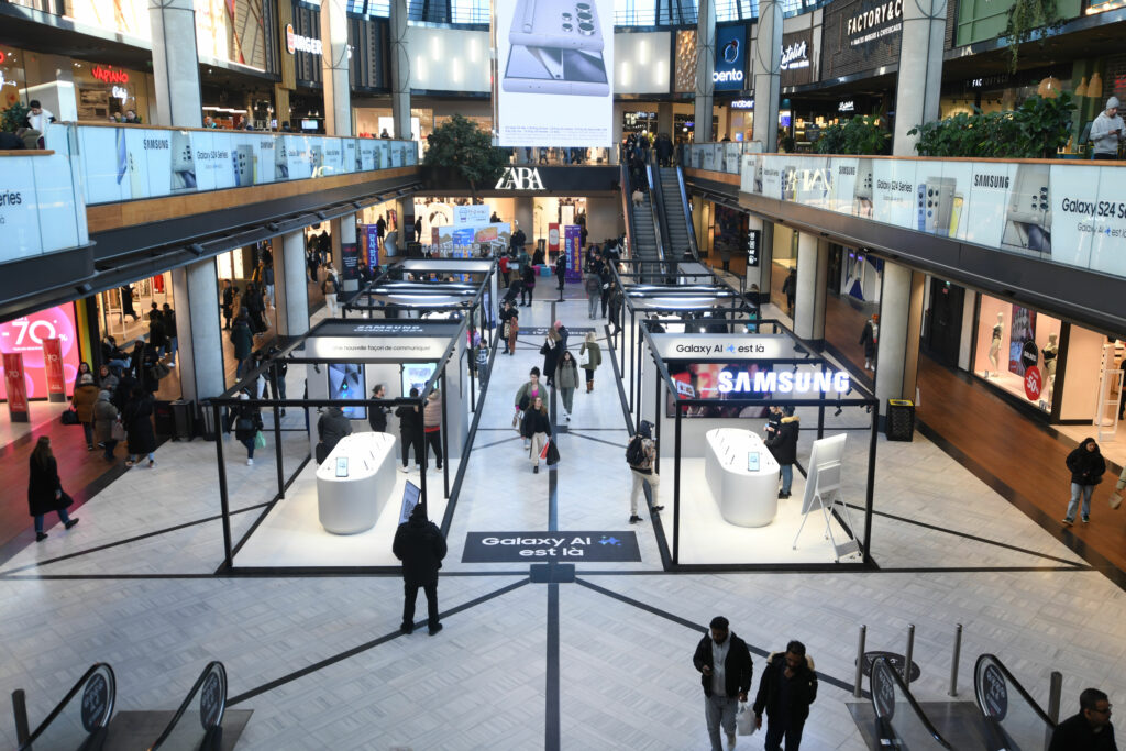 Samsung vient présenter ses nouveaux Galaxy S24 Series au Westfield Les ...