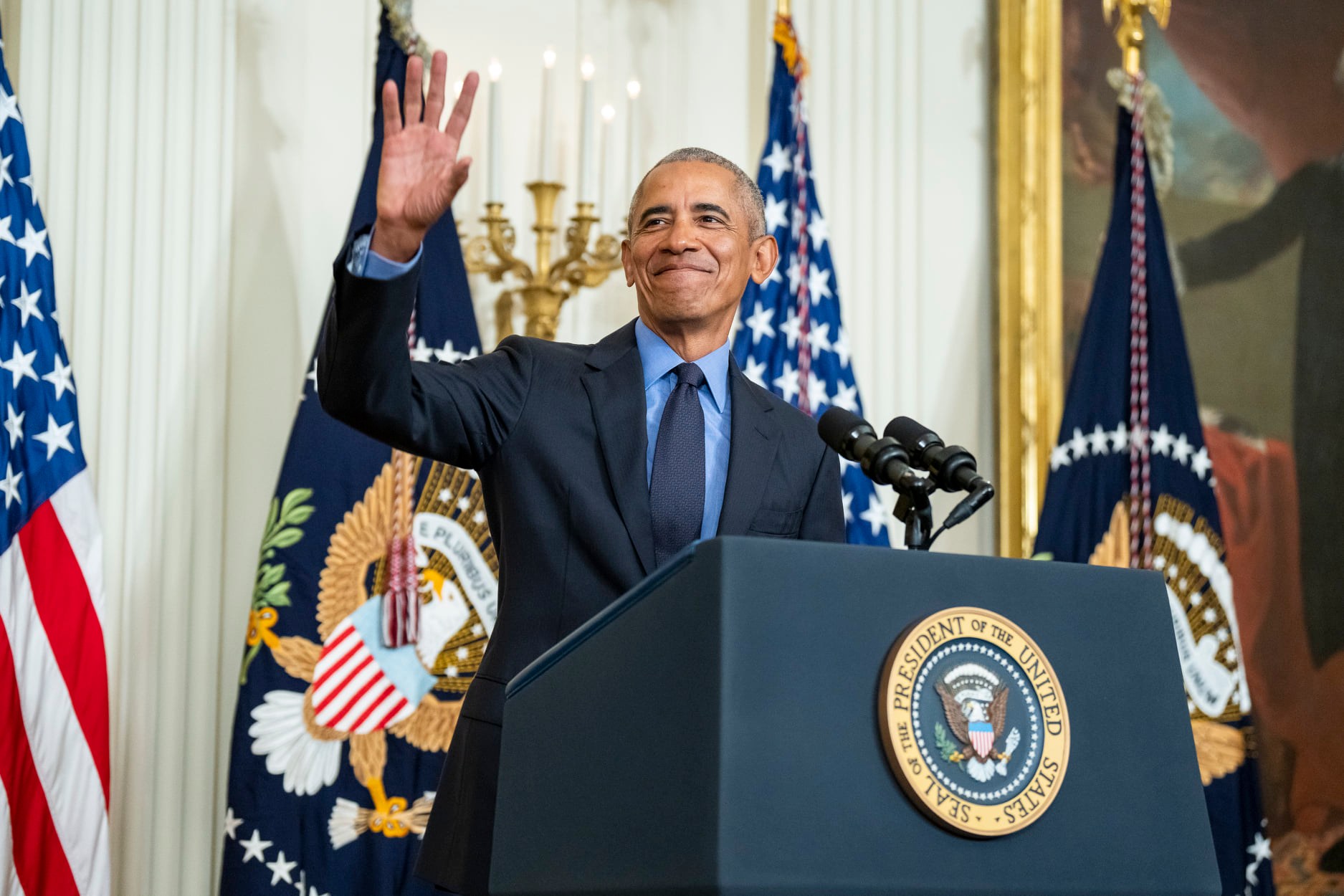 Barack Obama à La Défense pour le lancement du POwR.Earth Summit ...