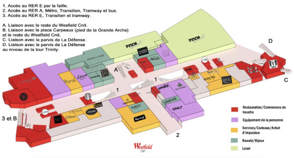 Le Westfield Cnit enrichit son offre de commerces et de restaurants ...