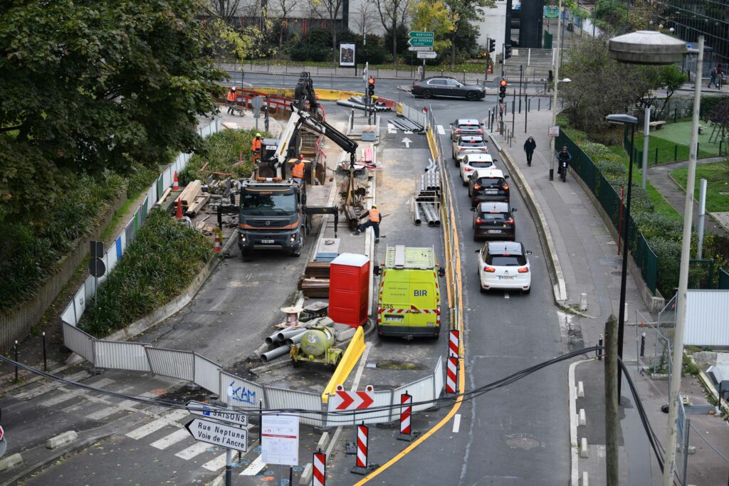 Un chantier de RTE perturbe la rue du Général Audran - Defense-92.fr