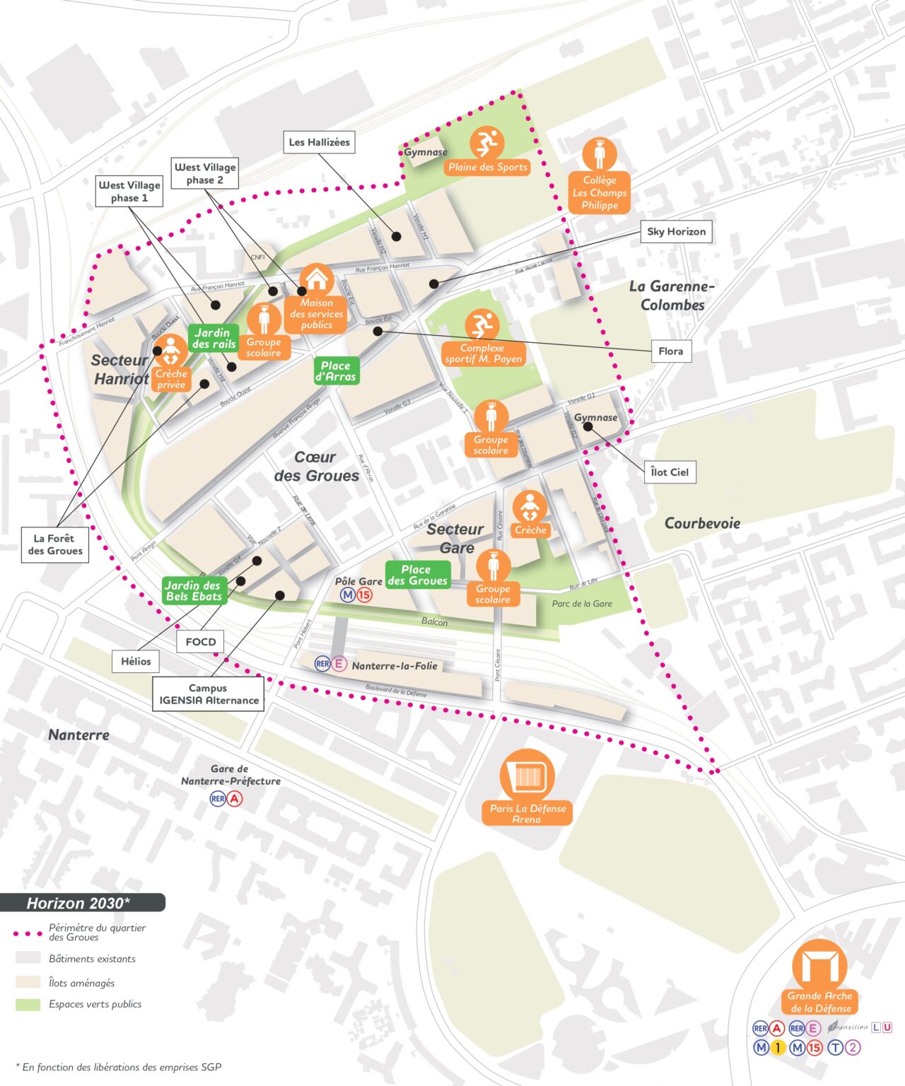 Le quartier des Groues continue sa transformation - Defense-92.fr