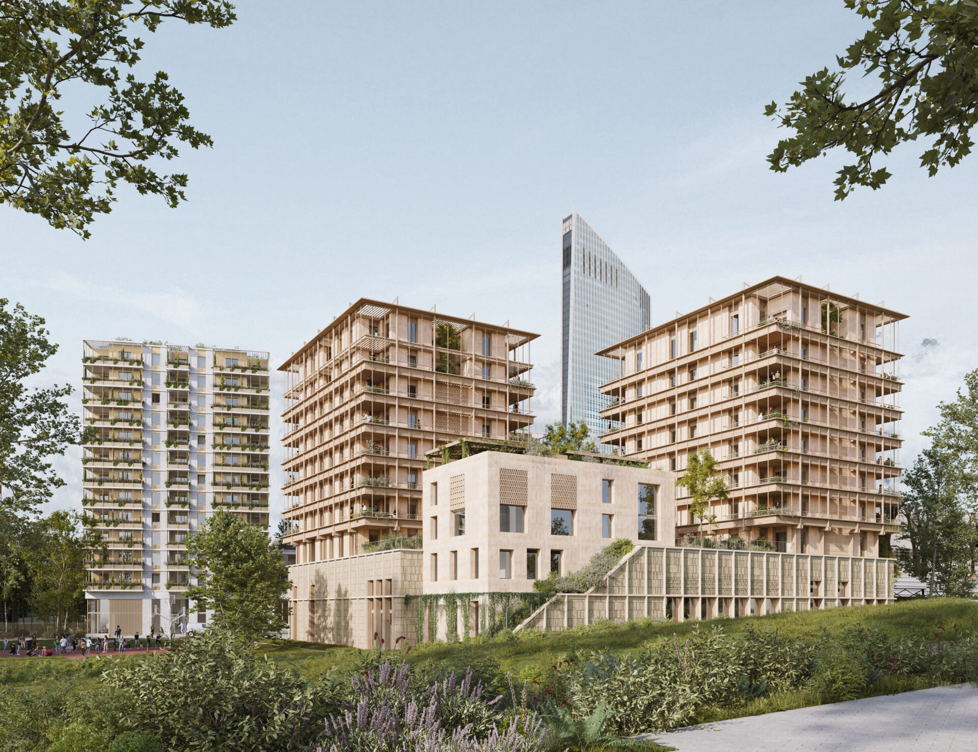 Paris La Défense dévoile les nouveaux projets immobiliers mixtes et bas ...