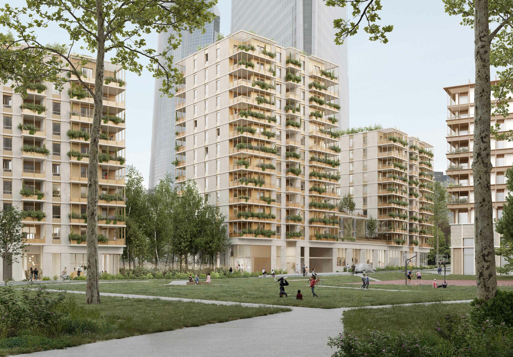 Paris La Défense dévoile les nouveaux projets immobiliers mixtes et bas ...