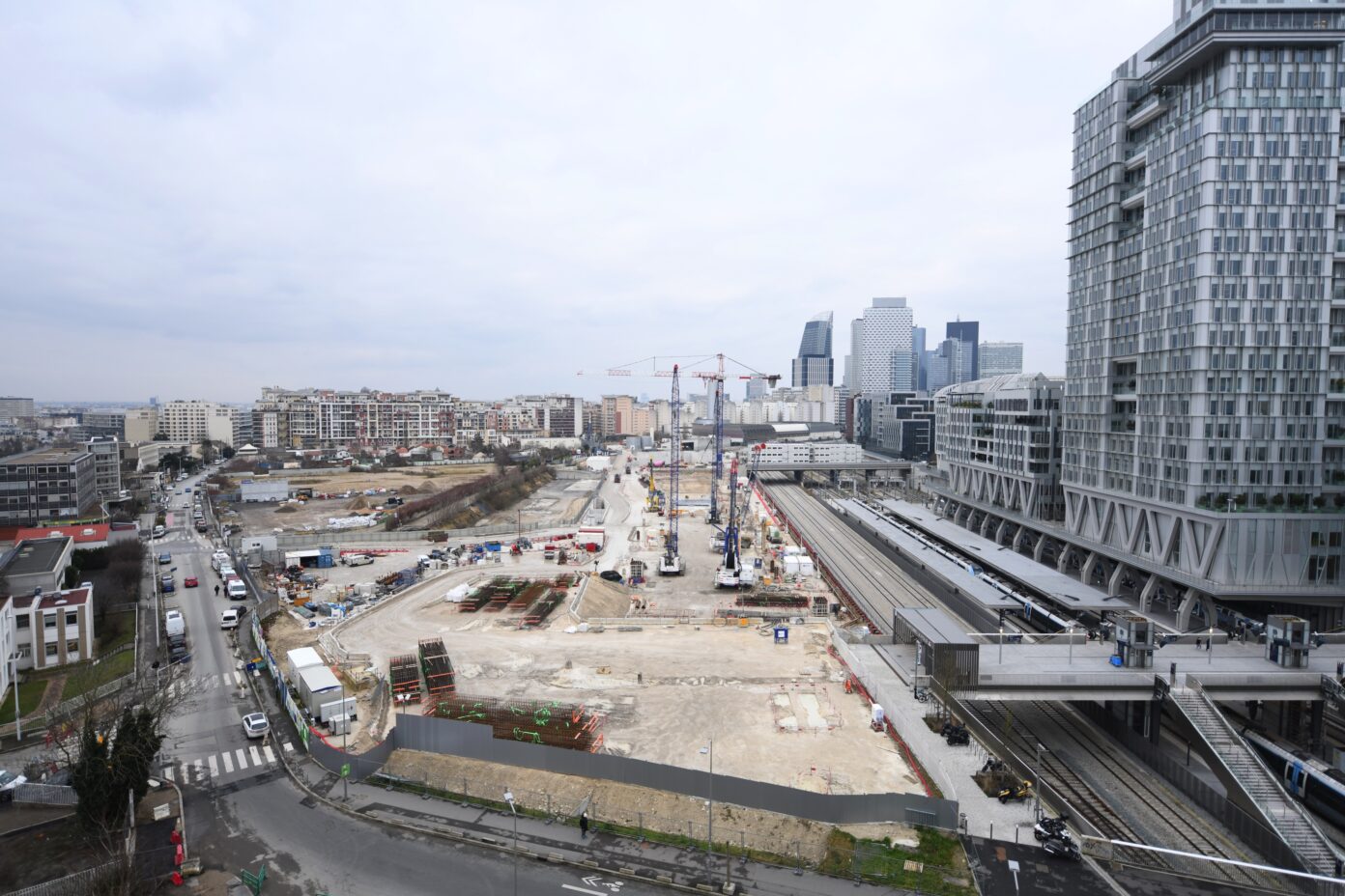 À La Défense, le titanesque chantier de la ligne 15 du Grand Paris Express a débuté - Defense-92.fr